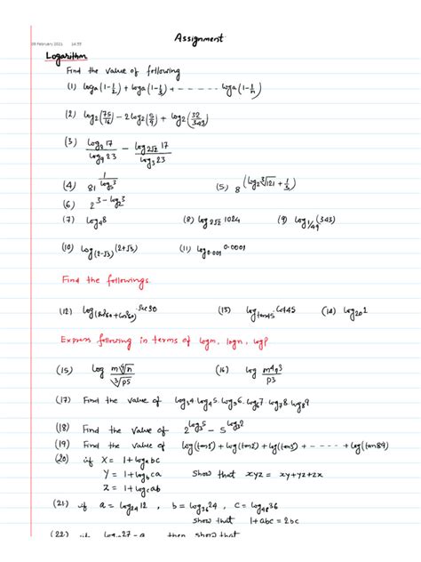 03 Logarithm Pdf