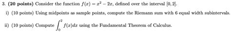 solved 20 ﻿points ﻿consider the function f x x2 2x