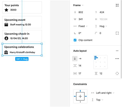 auto layout hug not working r figmadesign