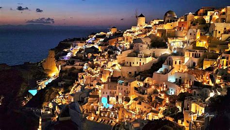 그리스 산토리니의 이아 마을