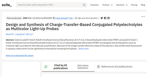 Design And Synthesis Of Charge Transfer Based Conjugated Polyelectrolytes As Multicolor Light Up