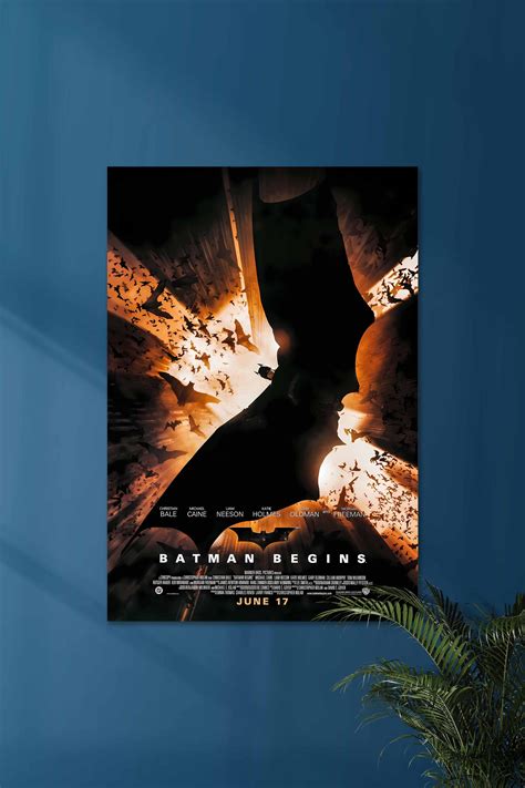 Batman Begins 01 Christopher Nolan Dcu Poster Posterized