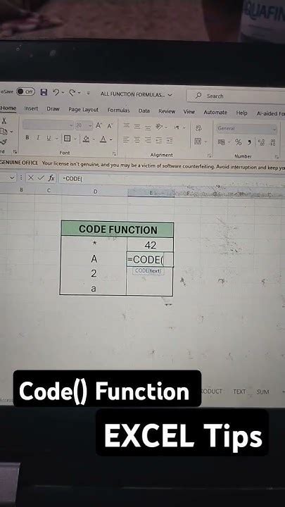 What Is Code Function 💯 Civilengineerinfield Excel Trending