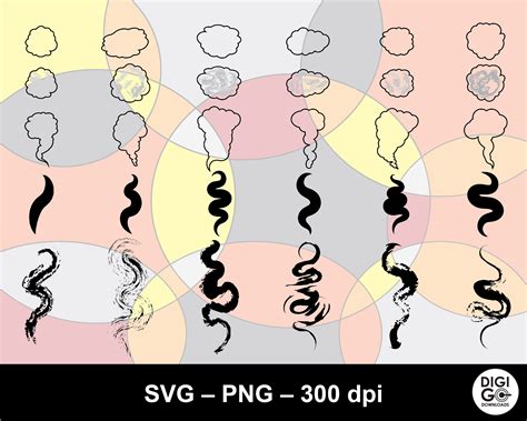 Smoke Svg Smoke Effect Smoke Svg Cartoon Smoke Png Smoke Bundle Svg Smoke Silhouette Smoke