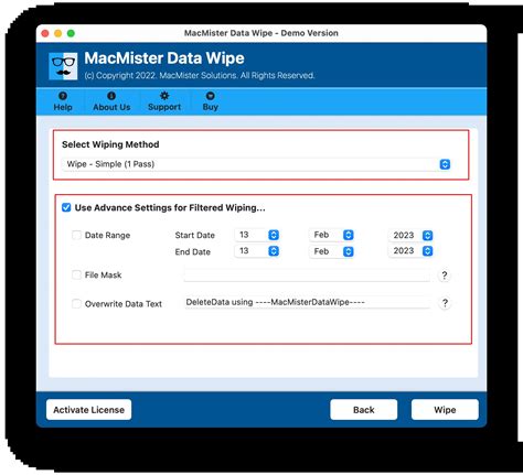 Wipe Data