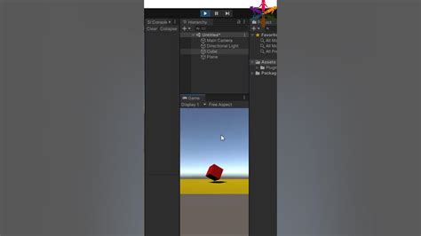 Unity Tutorial Add Rigidbody To Game Object Youtube