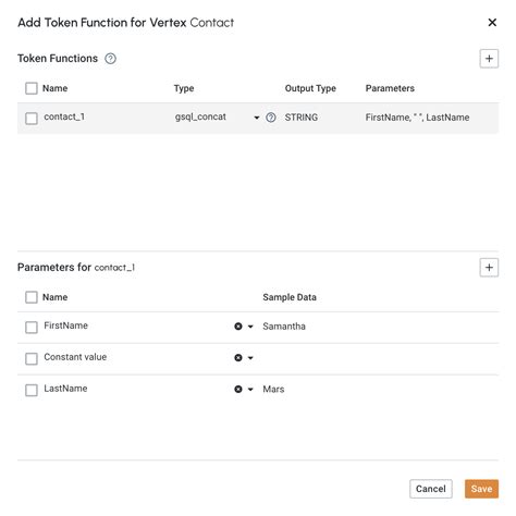 Token Function Tigergraph Savanna