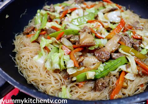 Bihon Guisado A Classic Filipino Stir Fried Rice Noodle Delight