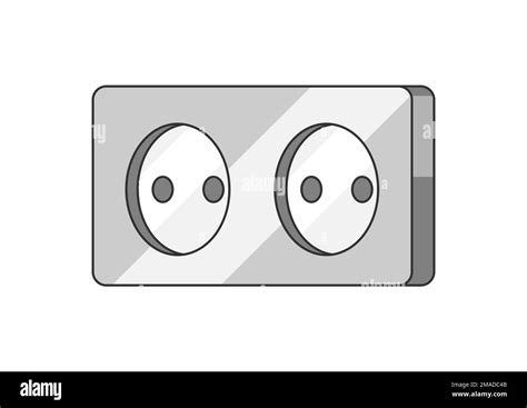 Illustration Of Power Socket Electrical Lighting Equipment Industrial Or Business Image Icon