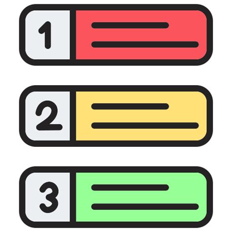 Prioritize Generic Color Lineal Color Icon