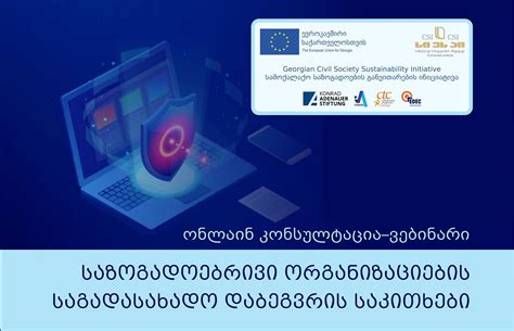სსო ების საგადასახადო დაბეგვრის საკითხები Civil Society Institute