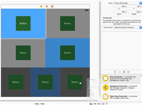 Ios Xcode 6 Constraints With Button Images Stack Overflow