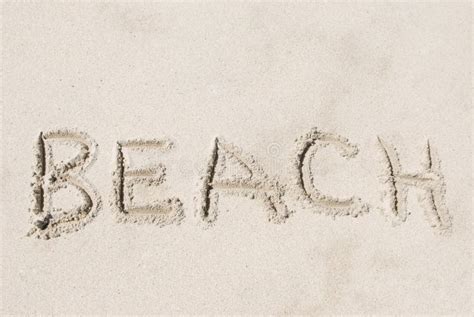 Message On Beach Sand Stock Photo Image Of Making Sexual