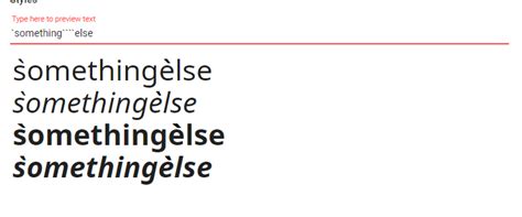 Problem With Backticks · Issue 736 · Notofontsnoto Fonts · Github