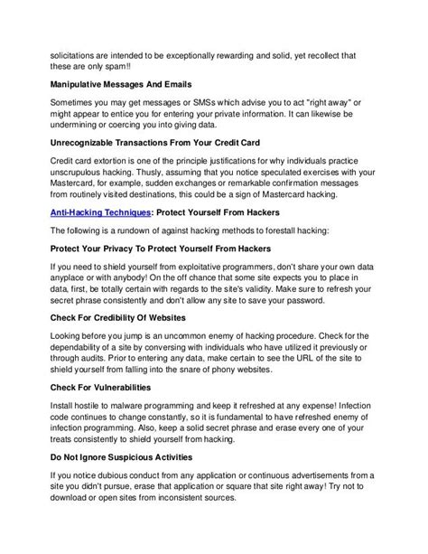 The Best And Easiest Ways To Protect Yourself From Hackers Pdf