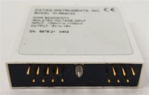 Dataq Instruments Inc Di 5b40 Wide Bandwidth Isolated Voltage Input