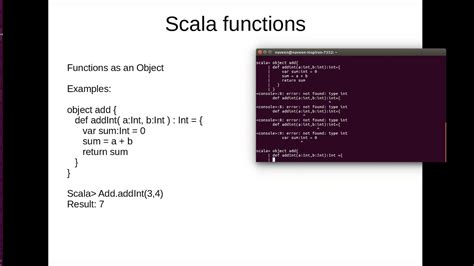 Scala Functions As Parameter Passing Youtube