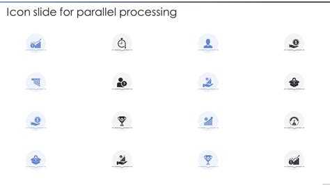 Icon Slide For Parallel Processing IT PPT Example