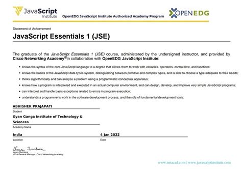 abhishek prajapati on linkedin javascript cisco netacad
