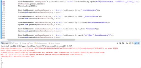Java Problema Com Escrever Em Textbox Escondida Com Selenium Stack