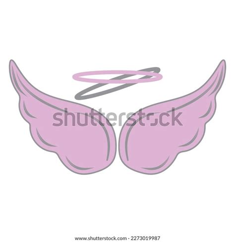 Amazing Pink Angel Wings Vector Art Stock Vector Royalty Free Shutterstock