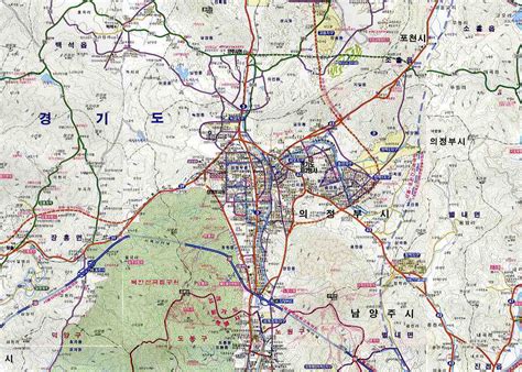경기북부지역 지도 경기도지도 포스트 2탄 네이버 블로그
