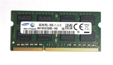 Gb DDR L Mhz PC L használt laptop notebook ram me