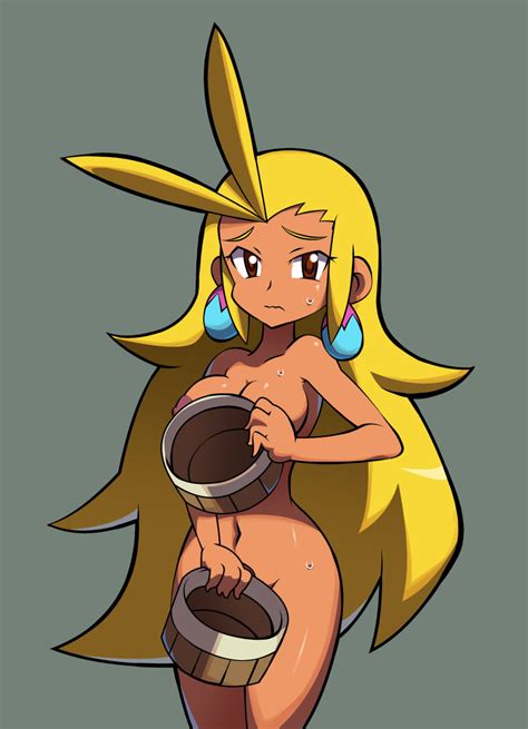 Rule 34 1girls Accurate Art Style Areolae Blonde Hair Breasts