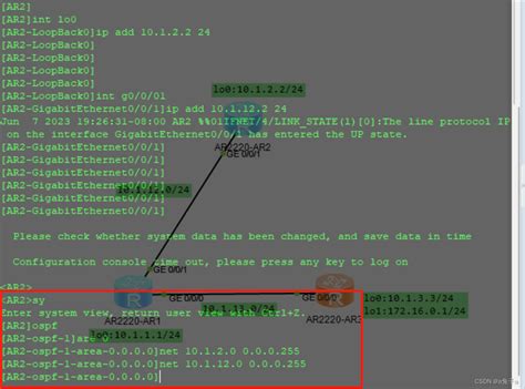 hcia rs实验 路由配置 ospf 单区域配置 ospf 1 router id 10 1 1 1 csdn博客