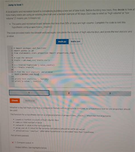 Solved Challenge 3 6 2 Hypothesis Tests Using Scipy And