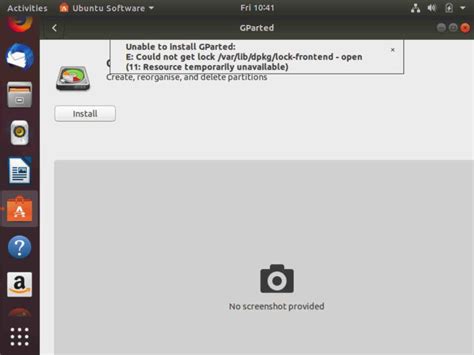 How To Fix Unable To Install Gparted On Ubuntu