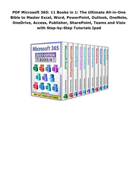 Pdf Microsoft 365 11 Books In 1 The Ultimate All In One Bible To