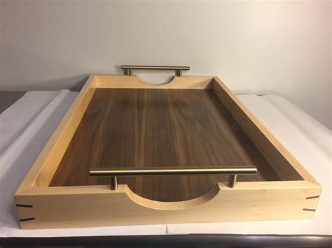 Wooden Serving Tray Etsy Wooden Serving Trays Diy Wood Projects