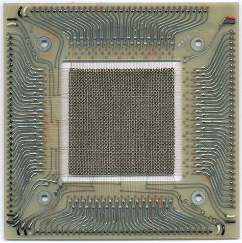 A Macro Exploration Of A 1960s Supercomputer Ferrite Memory Core And
