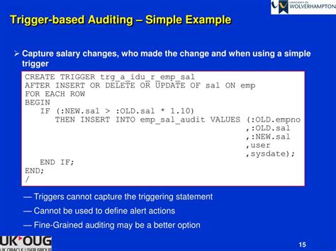 Ppt Auditing Techniques For Oracle Database 11g Powerpoint Presentation Id3477400
