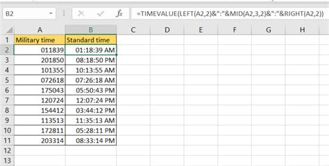 How To Convert Military Time To Standard Time In Excel SpreadCheaters
