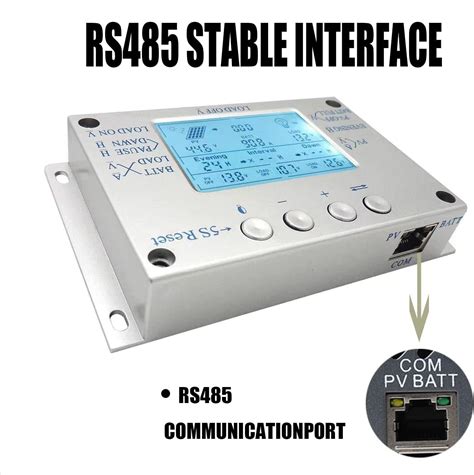 Ooycyoo Mppt 30a 40a 60a 80a 100a Solar Charge Controller Display High Definition Lcd Numerical