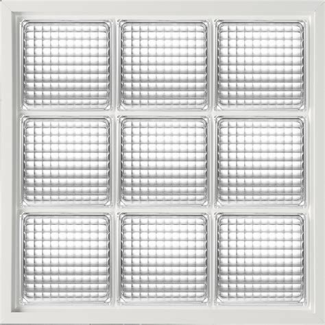 Cross Rib White Vt1500 Acrylic Block Window Hy Lite