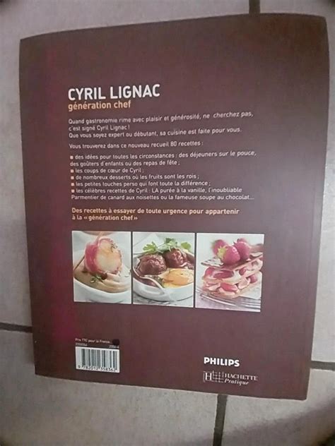 Livre Cyril Lignac Génération Chef Vinted