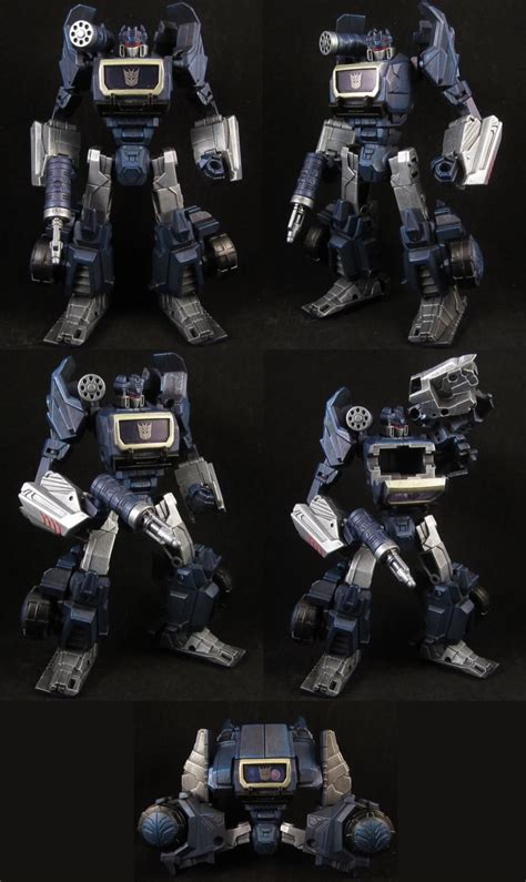 Custom Wfc Classics Soundwave Sound Waves Transformers Toys