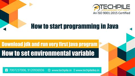 how to set environmental variable how to download jdk and run very