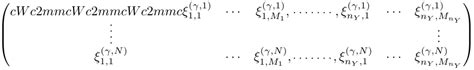 Matrices Reduce Witdth Of Matrix Column With Package Nicematrix TeX LaTeX Stack Exchange
