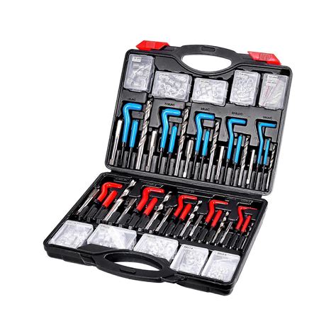Helicoil Thread Repair Kit 338 Piece Sae And Metric Rethreading Tool Kit M5 M6 M8 M10 M12