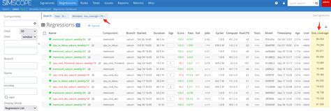 regression metadata simscope administration guide