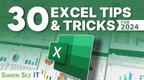 30 Essential Excel Tips And Tricks For 2024 Excel Productivity Tutorial En 2024