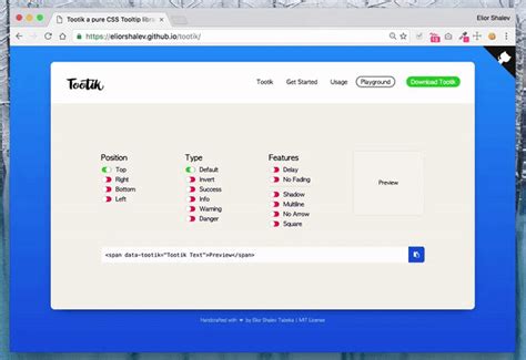 Tooltip Creation Tools Are Useful With Css
