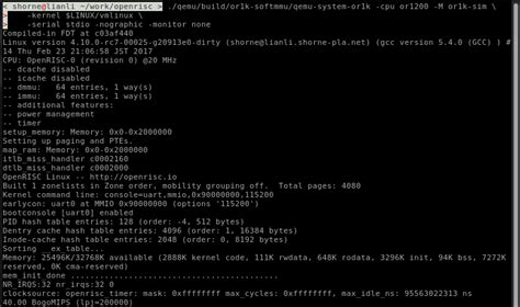 Documentation Platforms OpenRISC QEMU
