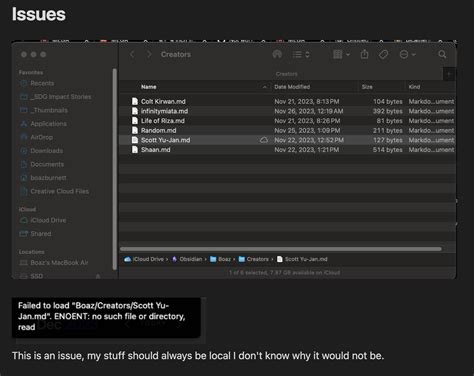 Icloud Sync Losing Files Help Obsidian Forum