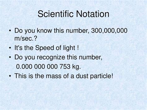 Scientific Notation Ppt Download