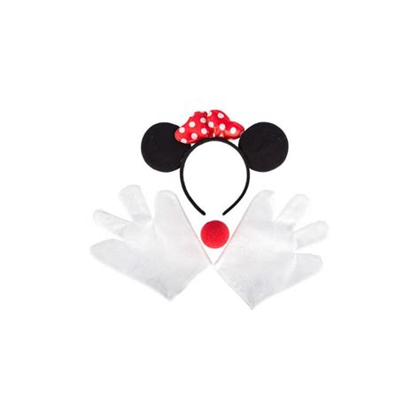 Ms Mouse Set Headband Gloves And Nose The Carnival Store
